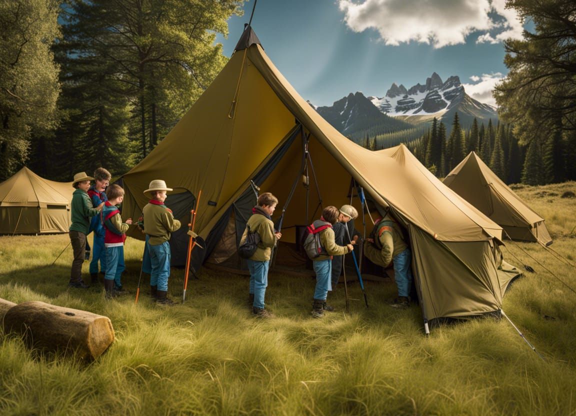 Scouts Teamwork - AI Generated Artwork - NightCafe Creator