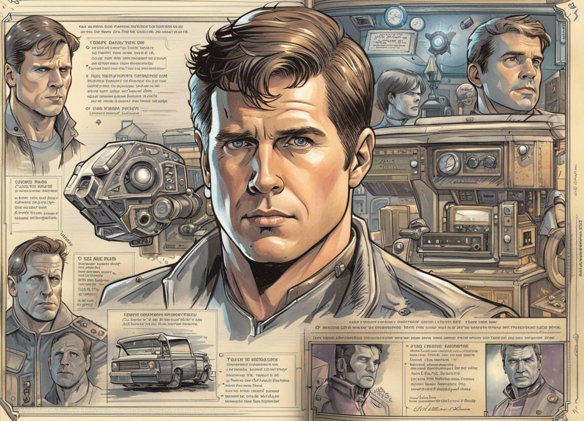 Character study for a new time travel story - AI Generated Artwork ...