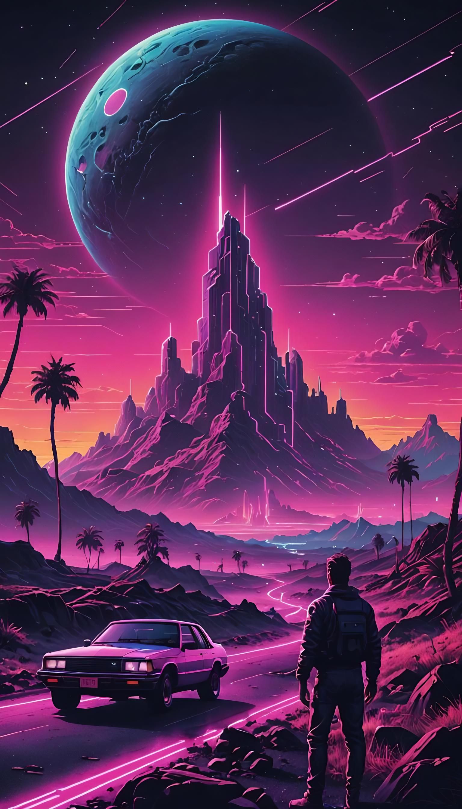 Only ride outta town - AI Generated Artwork - NightCafe Creator