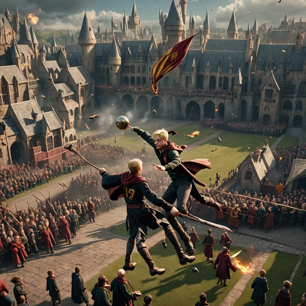 Quidditch Match - AI Generated Artwork - NightCafe Creator