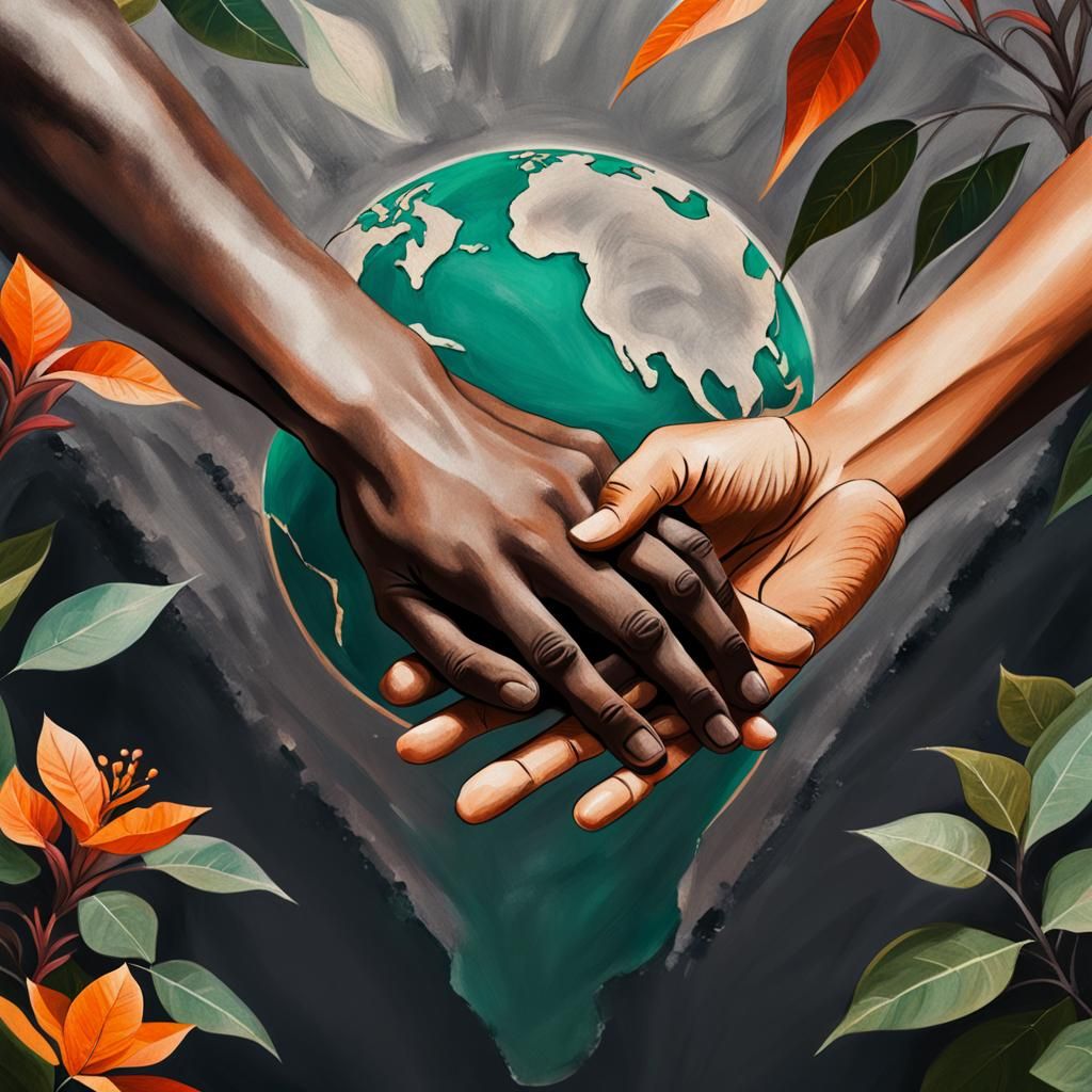 One earth, one family - AI Generated Artwork - NightCafe Creator