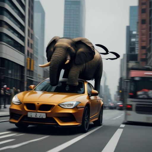elephant with driver's license - Epic Cinematic Flying Eleph...
