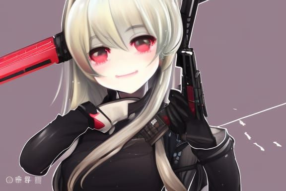 Girls' Frontline "Girls' Frontline" 少女前線 SOPMOD "M4 SOPMOD II" Anti ...