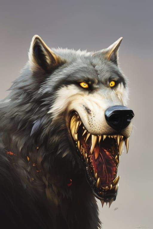 Werewolf buddy - AI Generated Artwork - NightCafe Creator