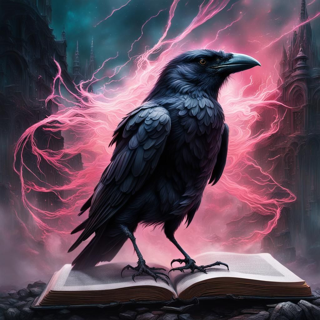 Crow - AI Generated Artwork - NightCafe Creator