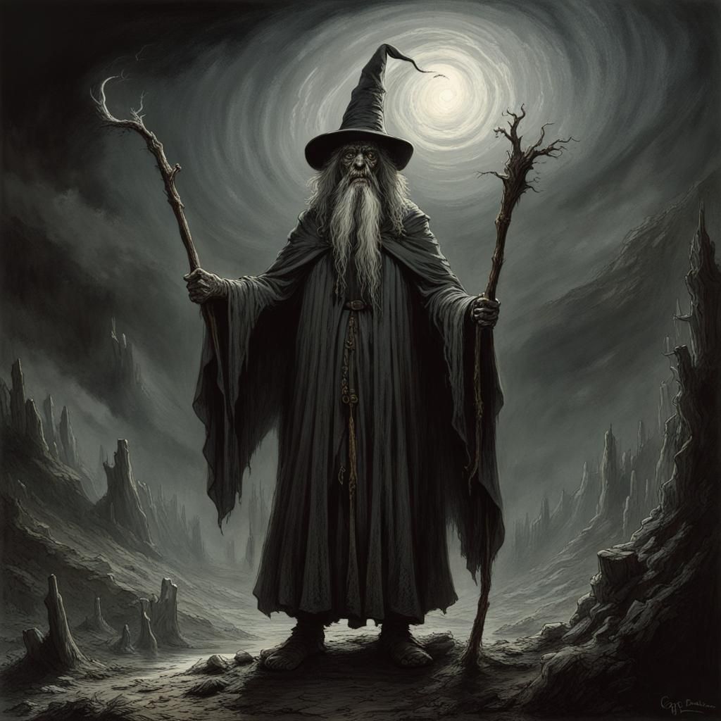 Wizard from Wales UK - AI Generated Artwork - NightCafe Creator