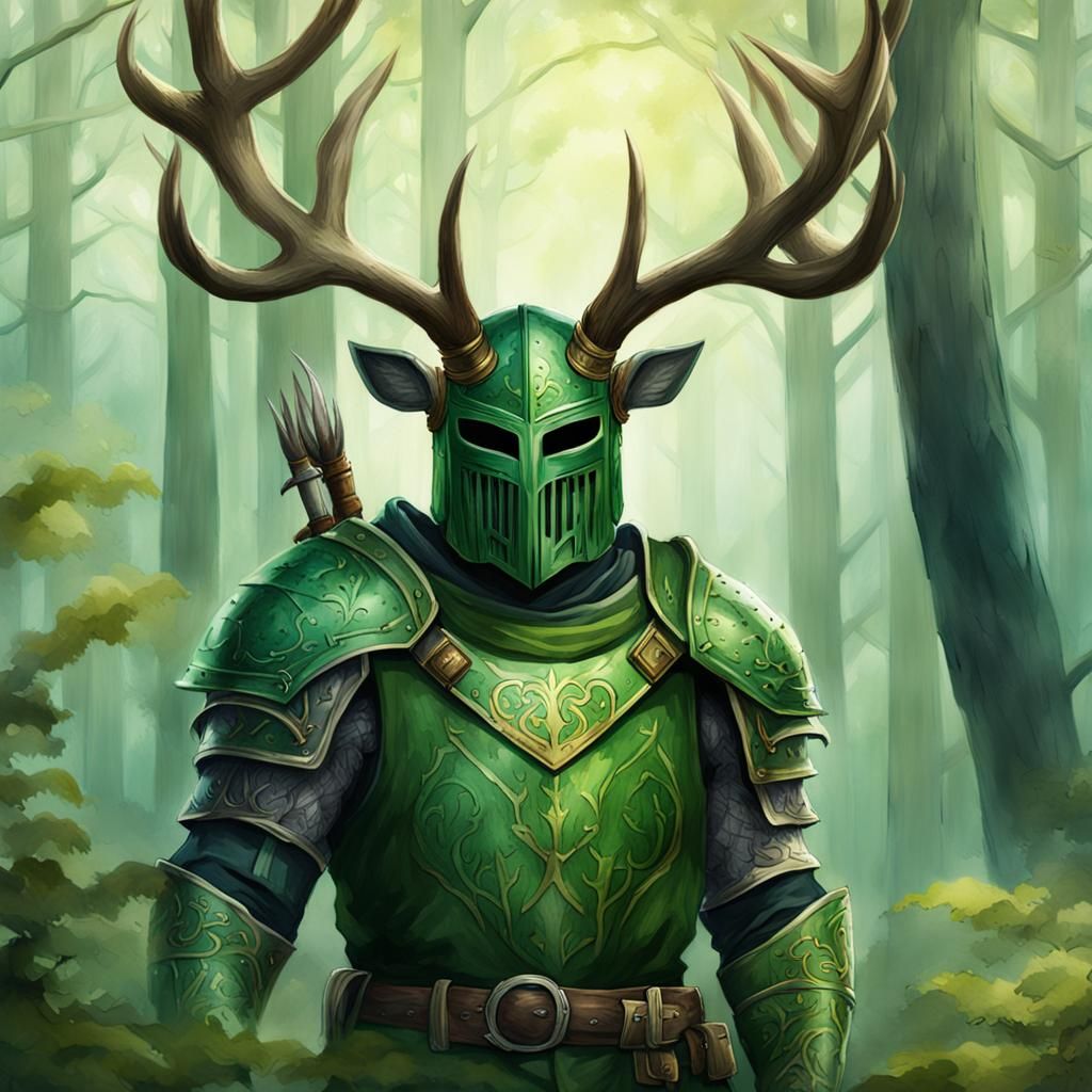 Forest Knight... - AI Generated Artwork - NightCafe Creator