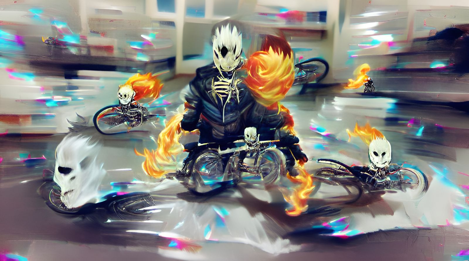 Ghost Rider - AI Generated Artwork - NightCafe Creator