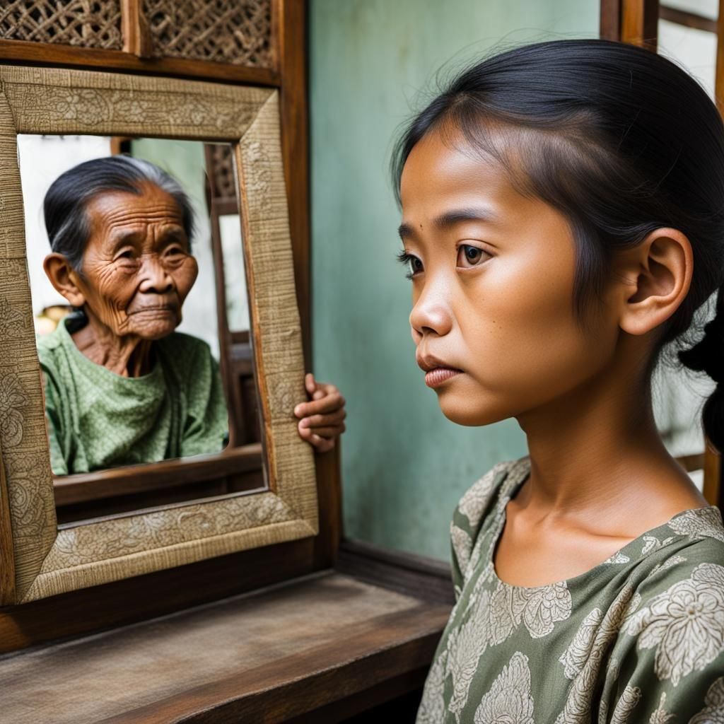 The little Balinese girl - AI Generated Artwork - NightCafe Creator