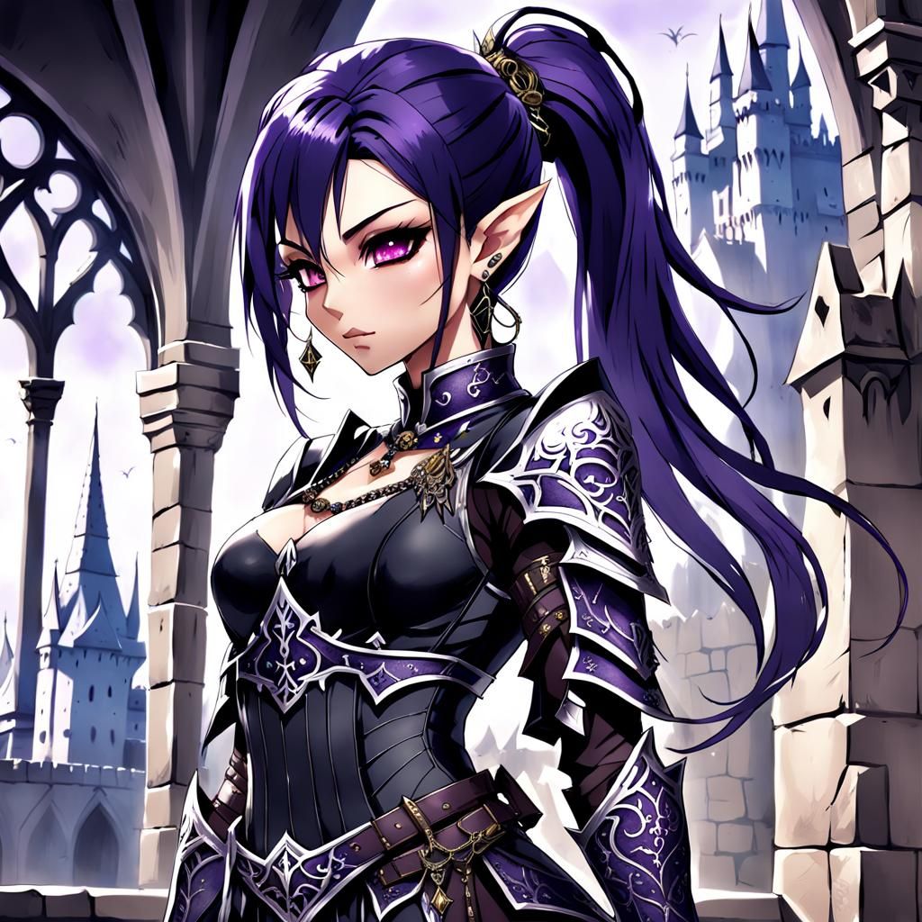 Gothic elf warrior - AI Generated Artwork - NightCafe Creator