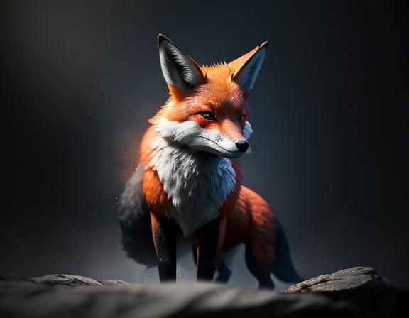 Fire fox - AI Generated Artwork - NightCafe Creator