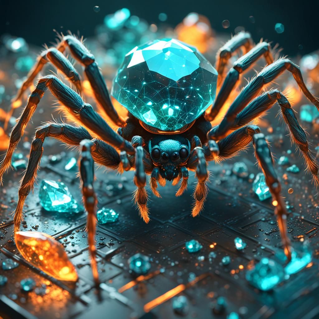 Fancy spider - AI Generated Artwork - NightCafe Creator