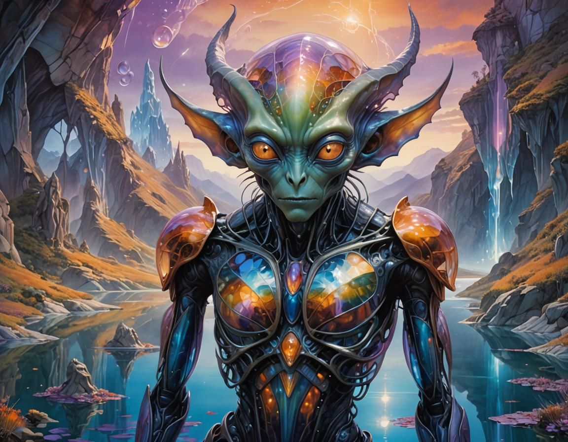 Alien World - AI Generated Artwork - NightCafe Creator