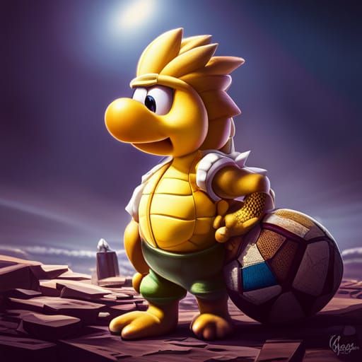 koopa troopa cooper kupp crossover - AI Generated Artwork - NightCafe Creator