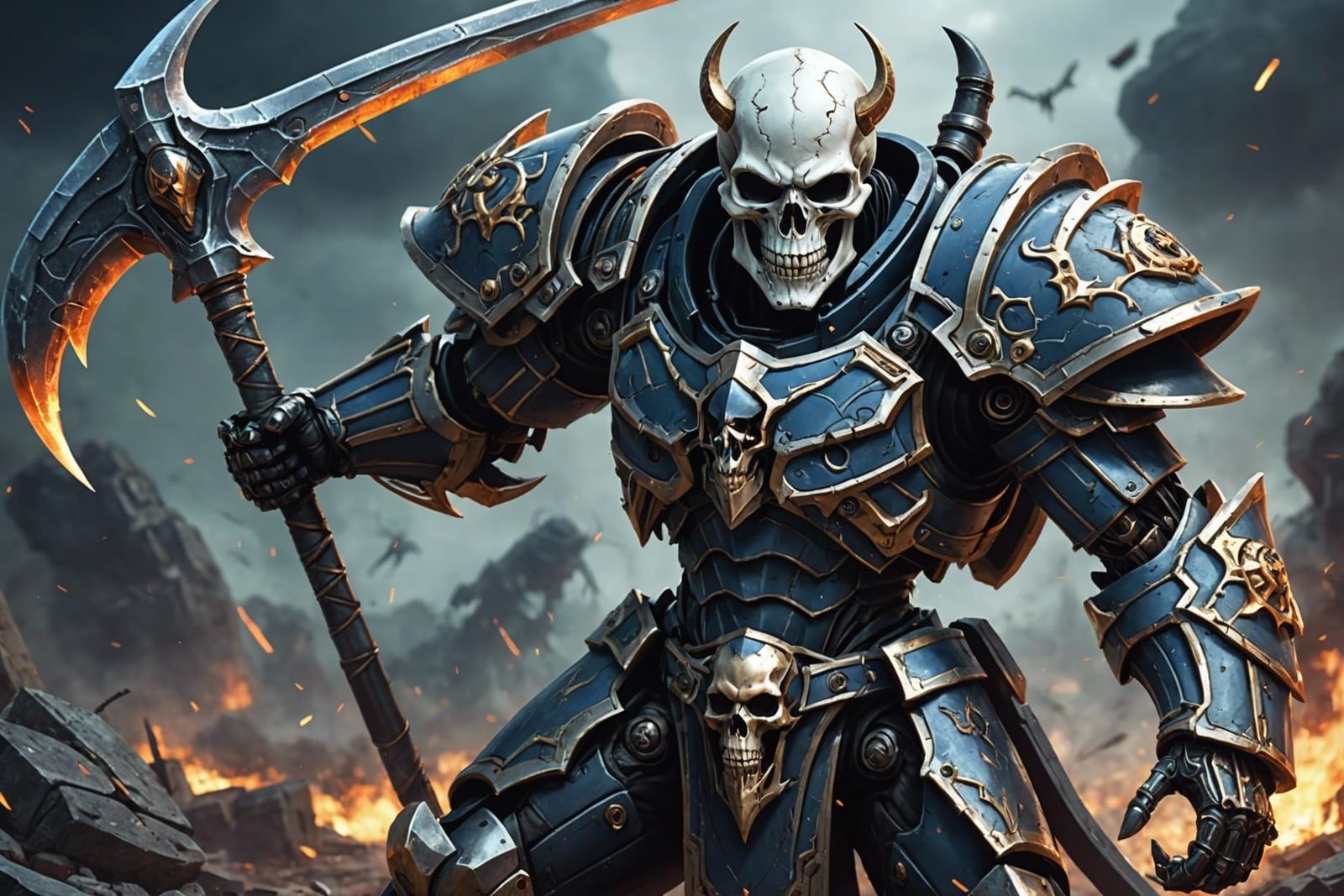 Skull Warriors - AI Generated Artwork - NightCafe Creator