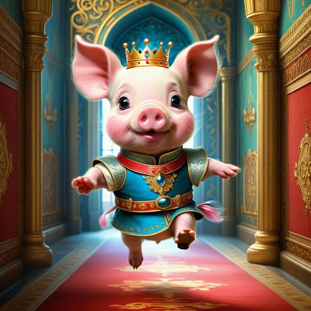 Prince Piglet - AI Generated Artwork - NightCafe Creator