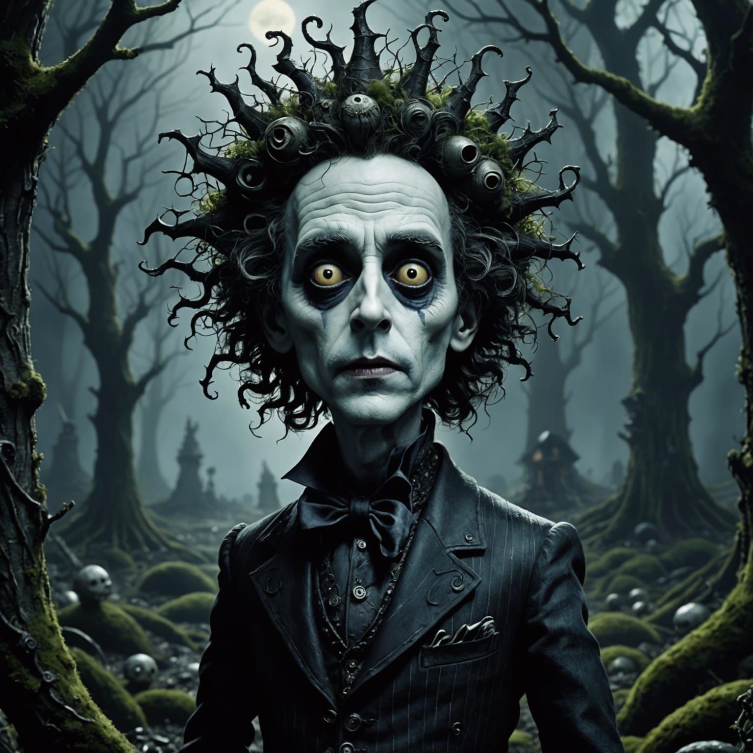 A Tim Burton character, in Stable-core - AI Generated Artwork ...