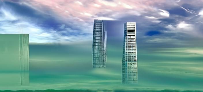 Skyscrapers - AI Generated Artwork - NightCafe Creator