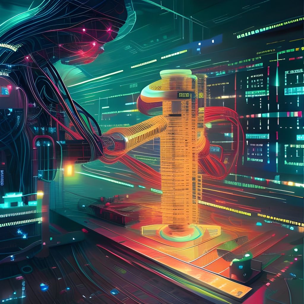 Mainframe spirit - AI Generated Artwork - NightCafe Creator