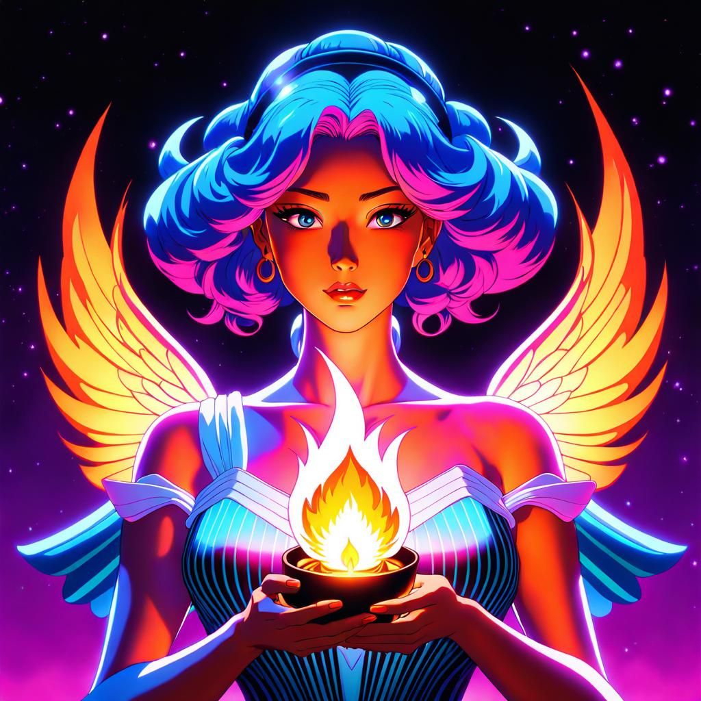 Primal Flame - AI Generated Artwork - NightCafe Creator