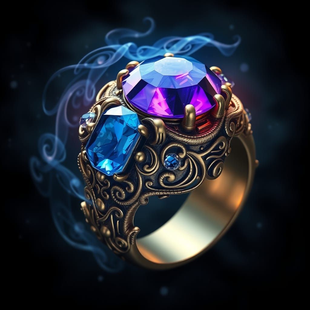 Magical ring - Enchanted Fantasy Ring in Mystic Glow