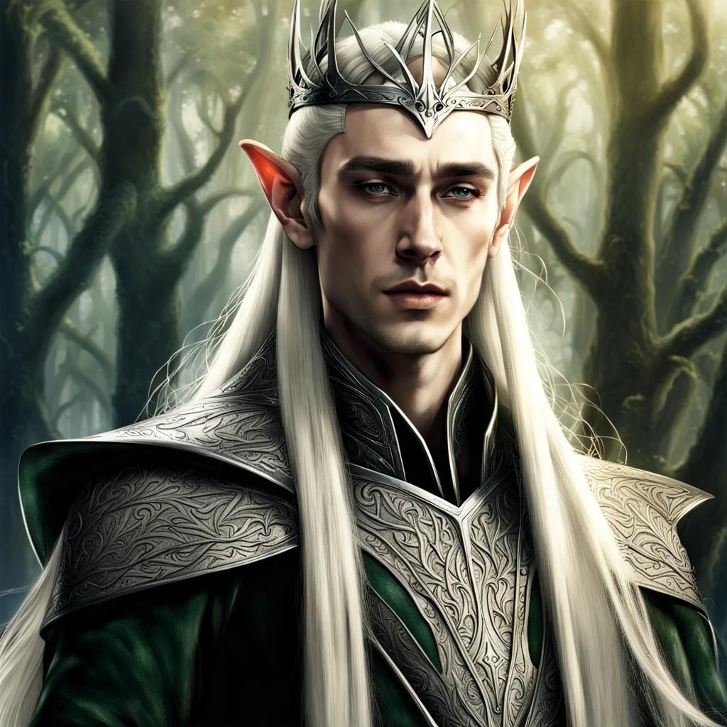 Elven king Thranduil - AI Generated Artwork - NightCafe Creator