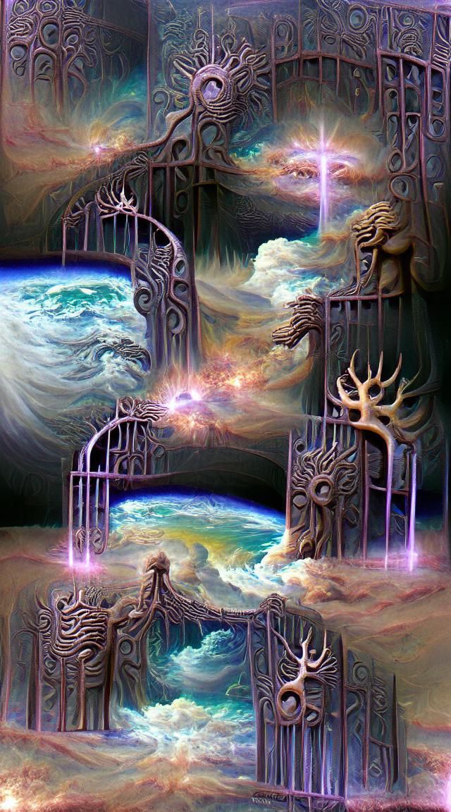 Gates of creation - AI Generated Artwork - NightCafe Creator