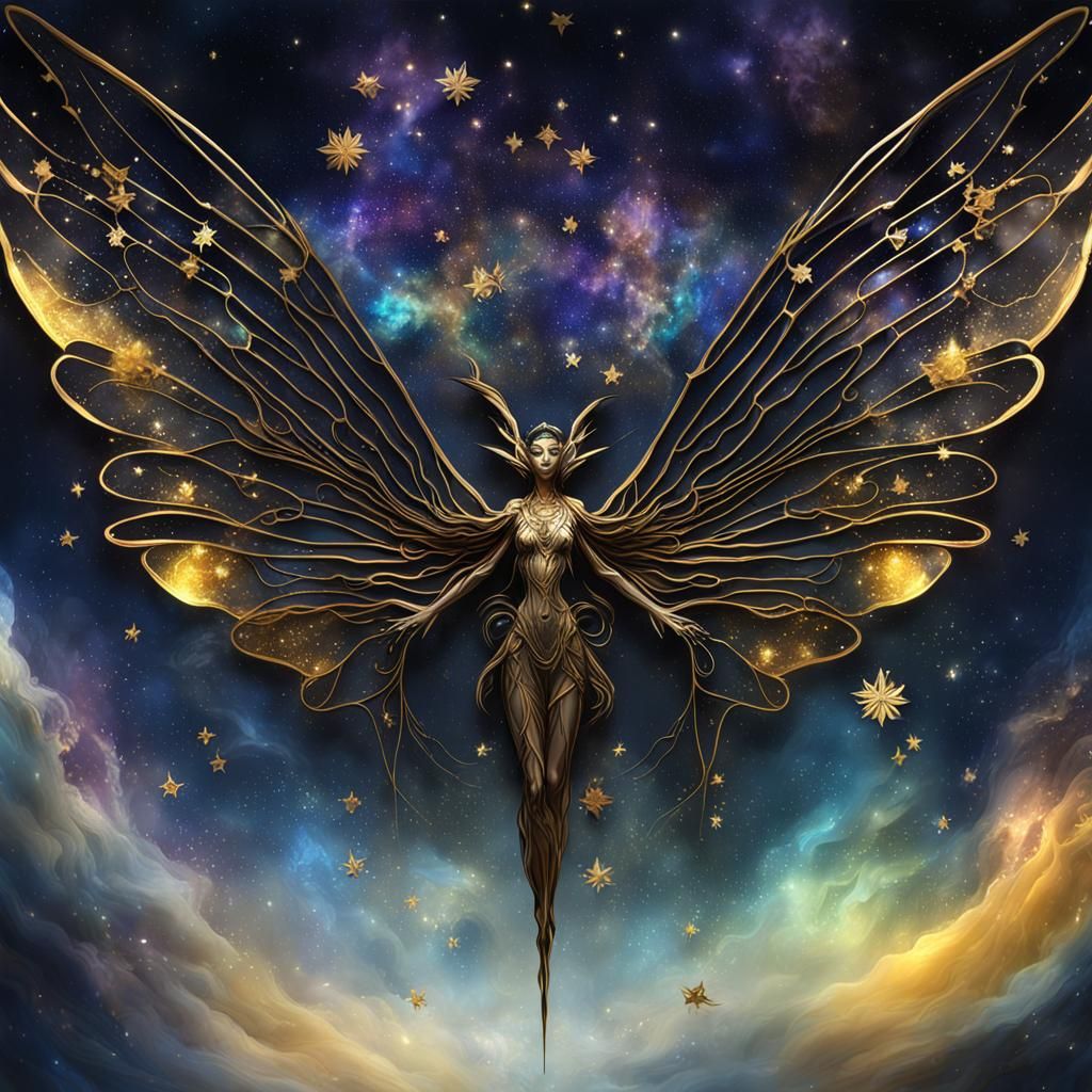 celestial fairy - AI Generated Artwork - NightCafe Creator