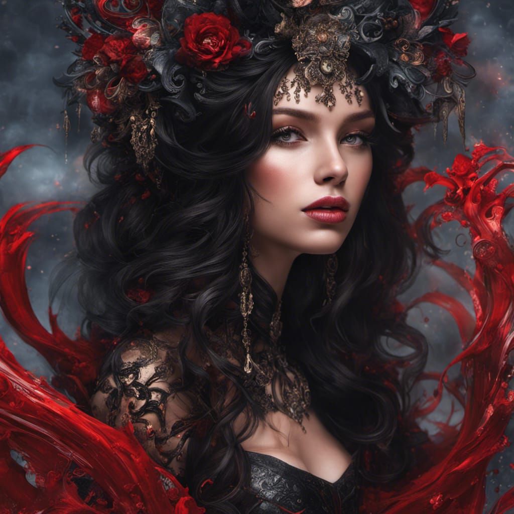 Vampire Queen - AI Generated Artwork - NightCafe Creator