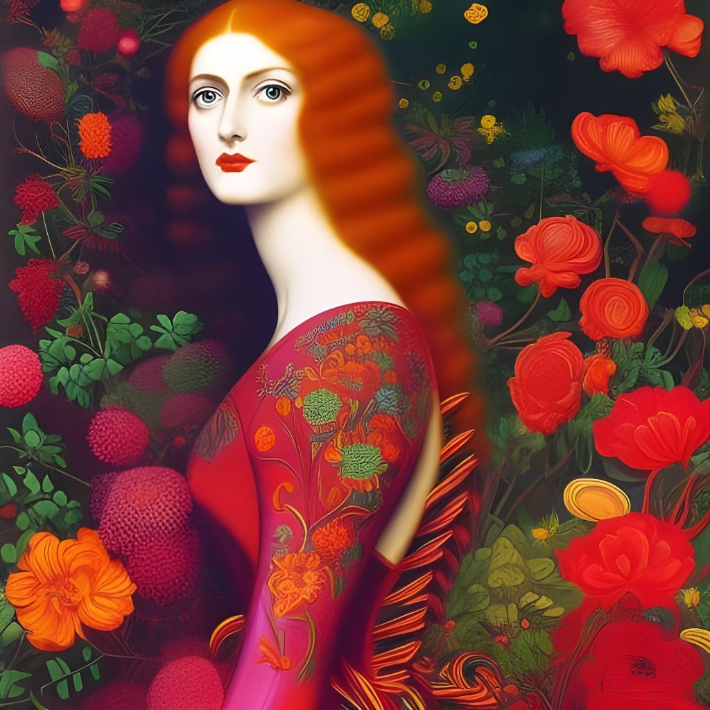 Psycho - Pre-Rafaelites - AI Generated Artwork - NightCafe Creator