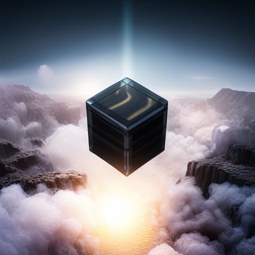 An obsidian cube within an obsidian cube within an obsidian cube Epic ...