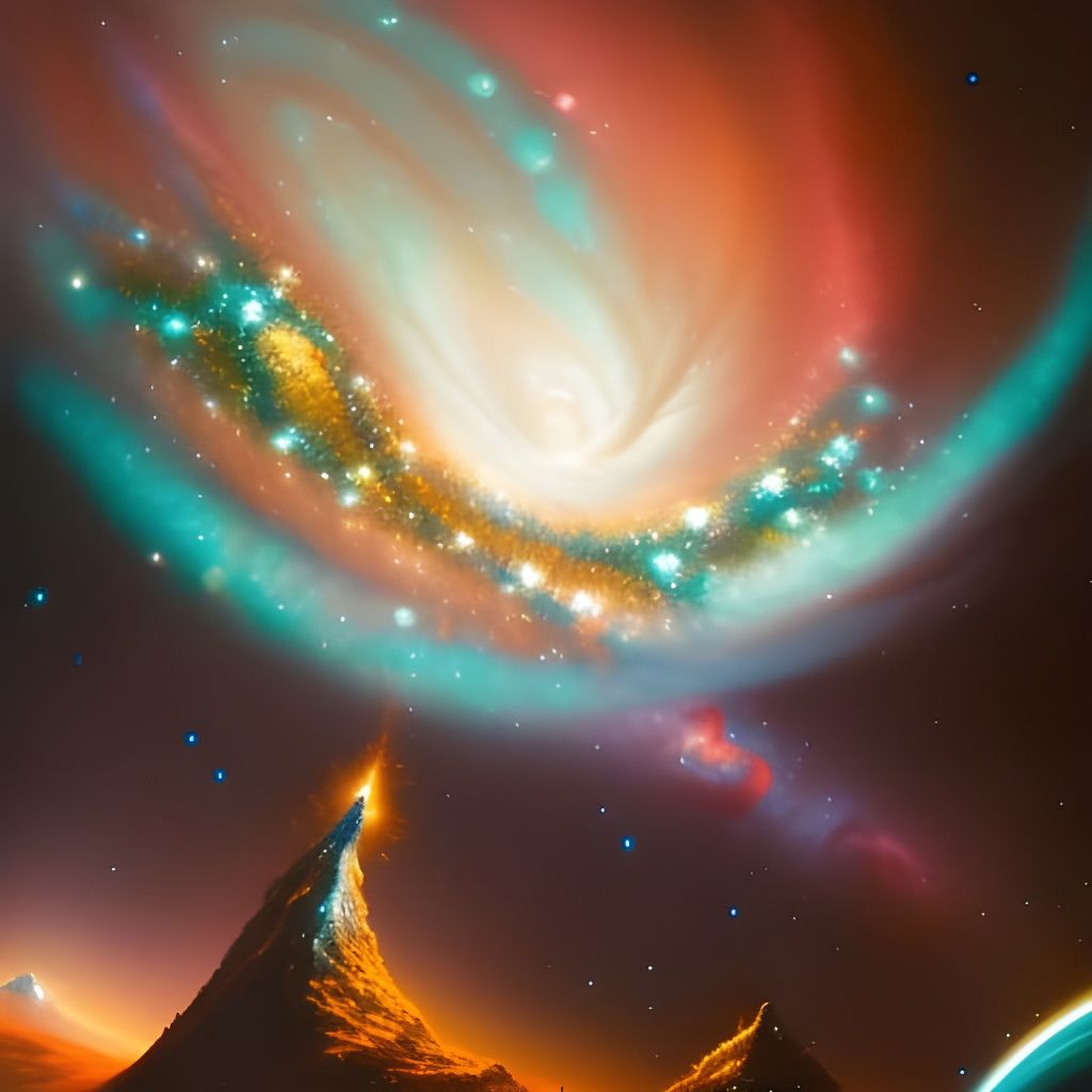 Magical Nebula - AI Generated Artwork - NightCafe Creator