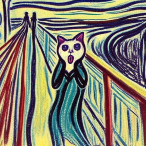 The scream - AI Generated Artwork - NightCafe Creator