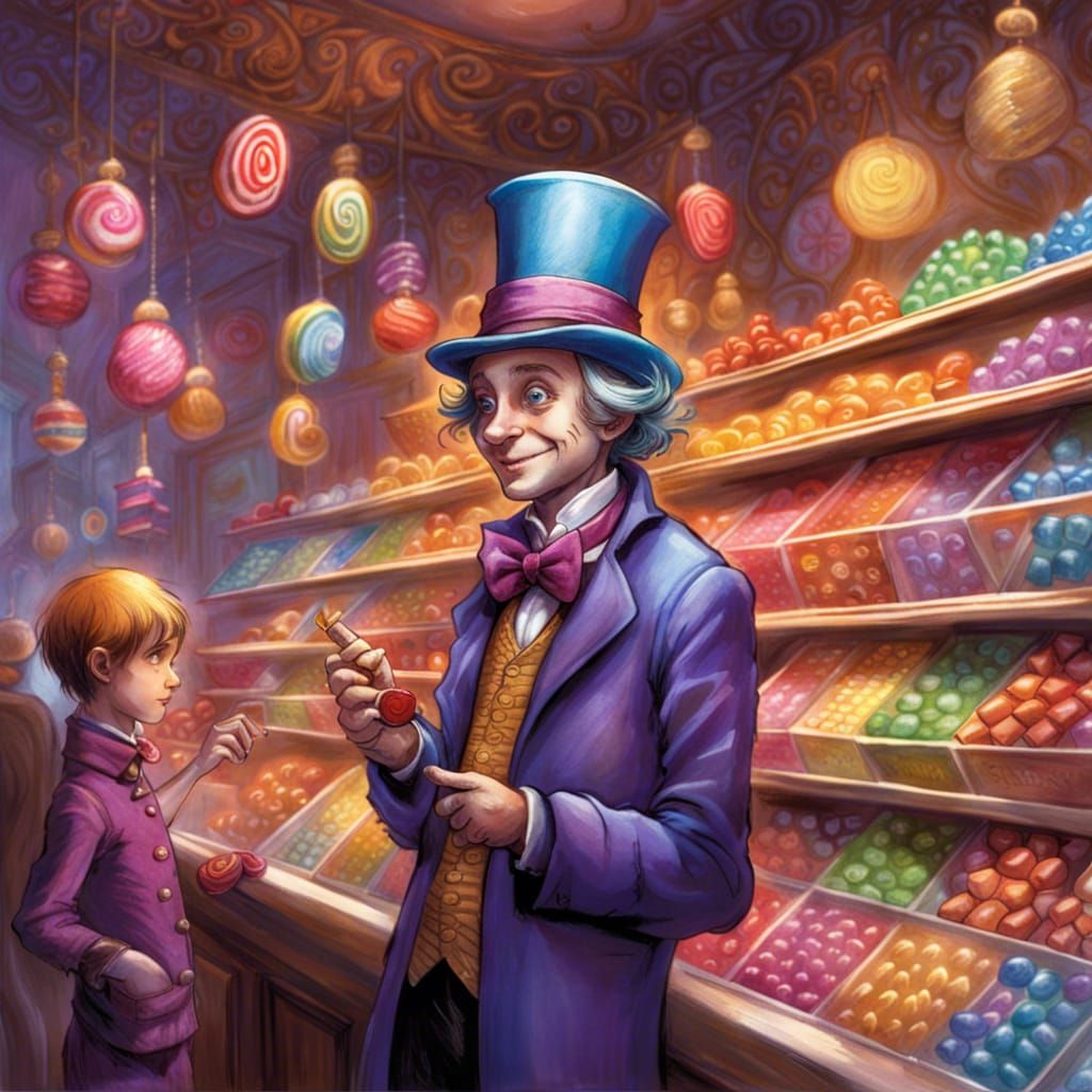 The Candy Man - AI Generated Artwork - NightCafe Creator