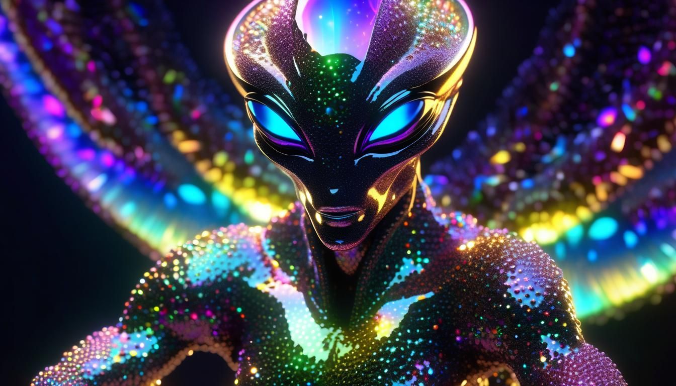 Crystal Alien - AI Generated Artwork - NightCafe Creator