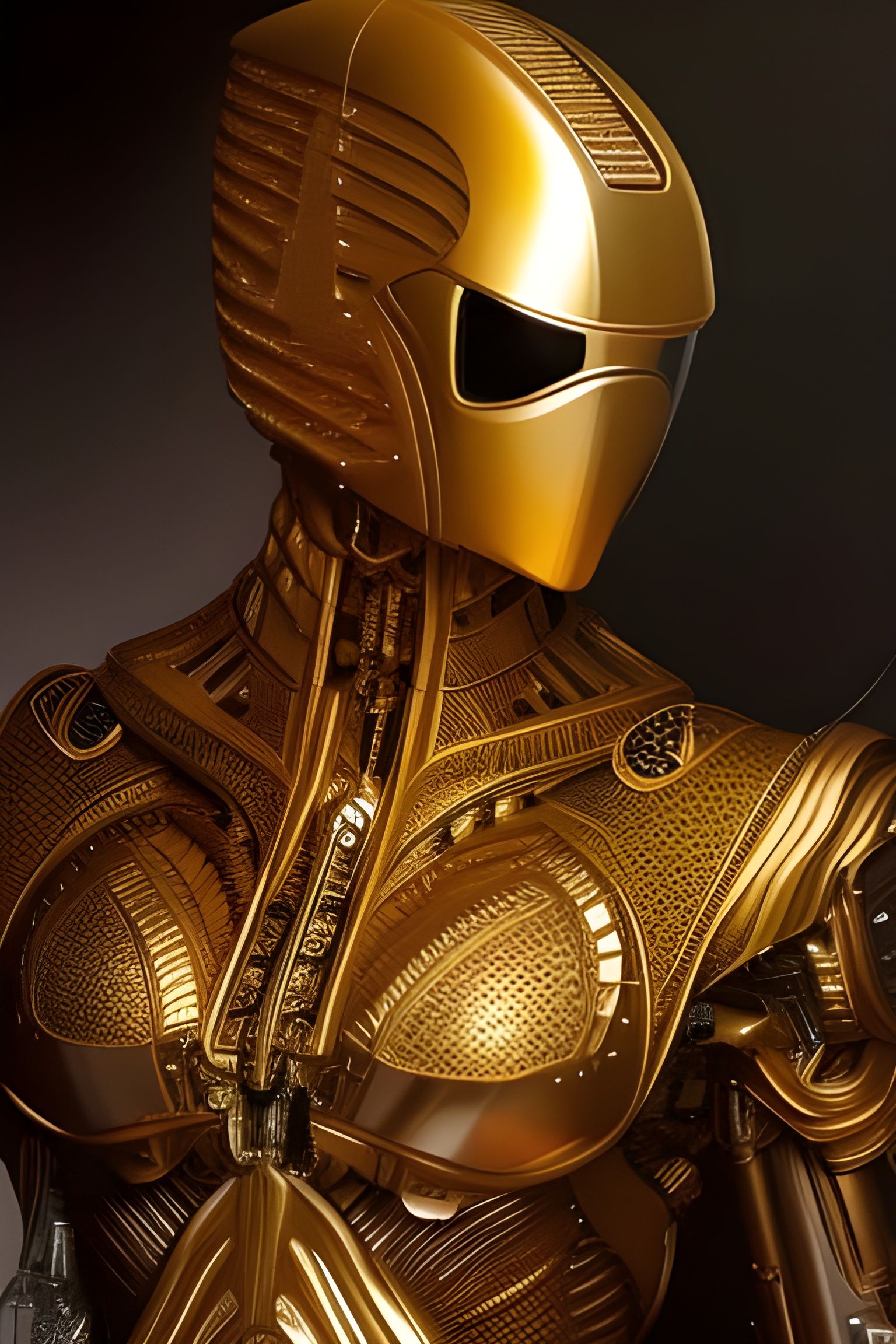 Golden armor - AI Generated Artwork - NightCafe Creator