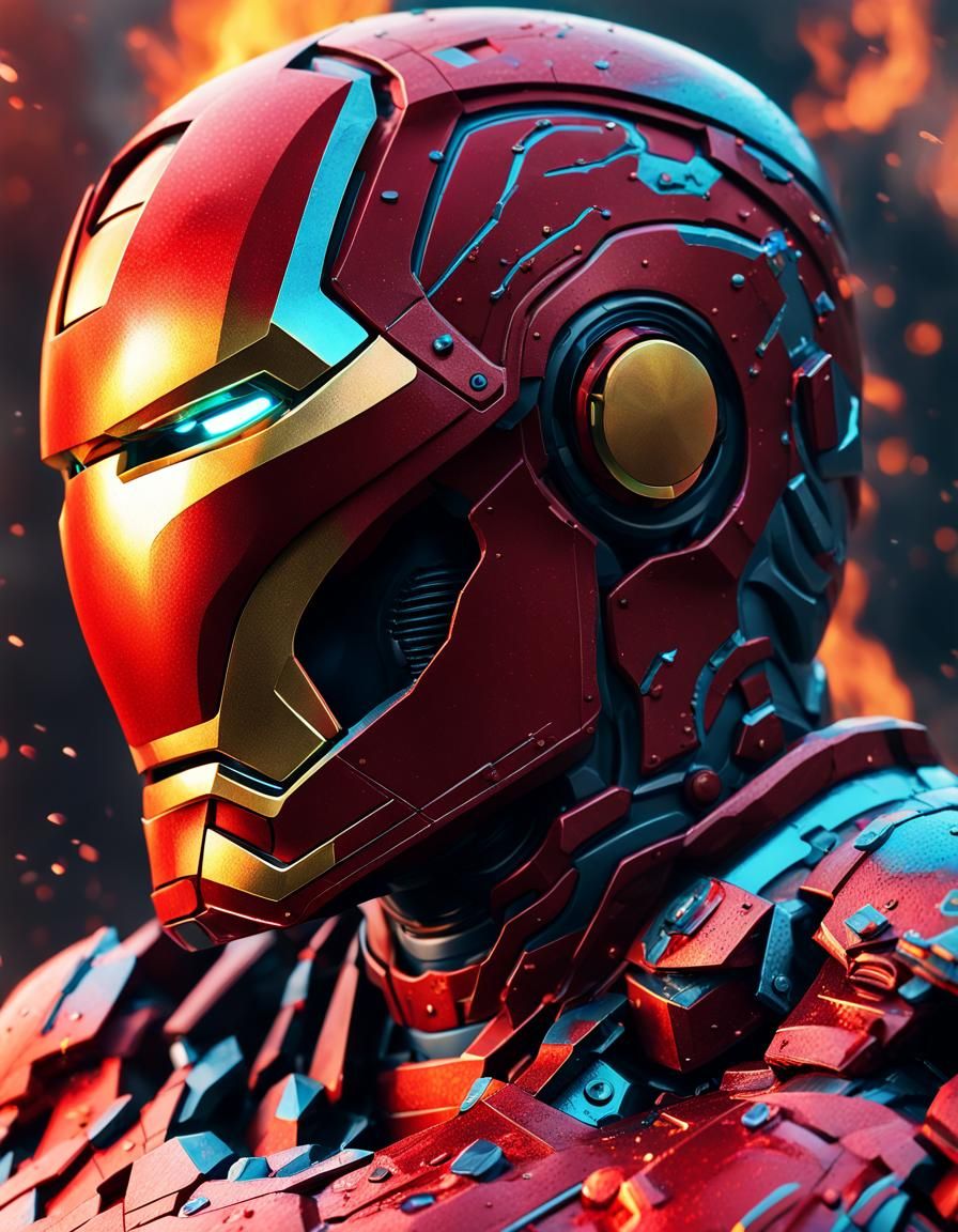 Iron Man - AI Generated Artwork - NightCafe Creator
