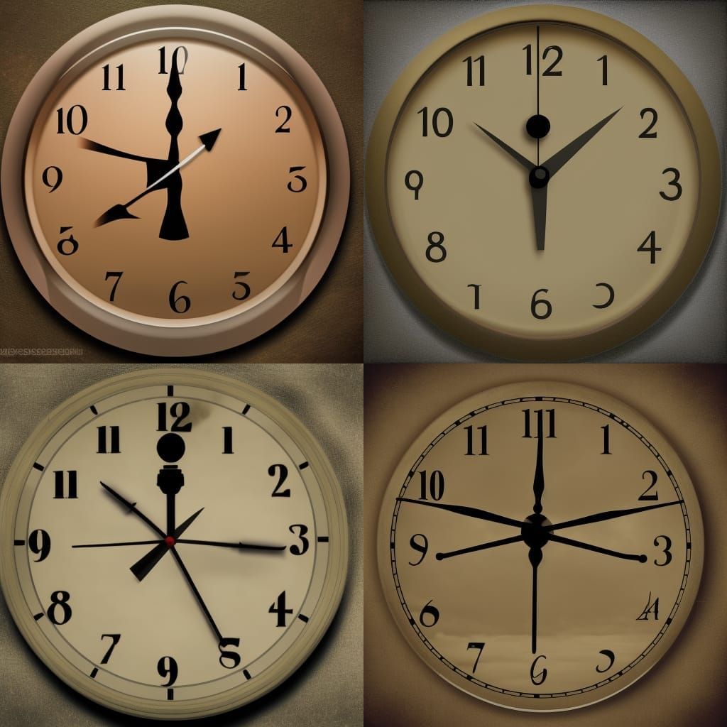 Flying Clock - AI Generated Artwork - NightCafe Creator