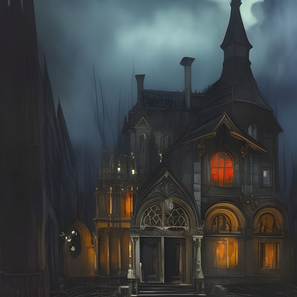 Gothic Composition 25 - AI Generated Artwork - NightCafe Creator