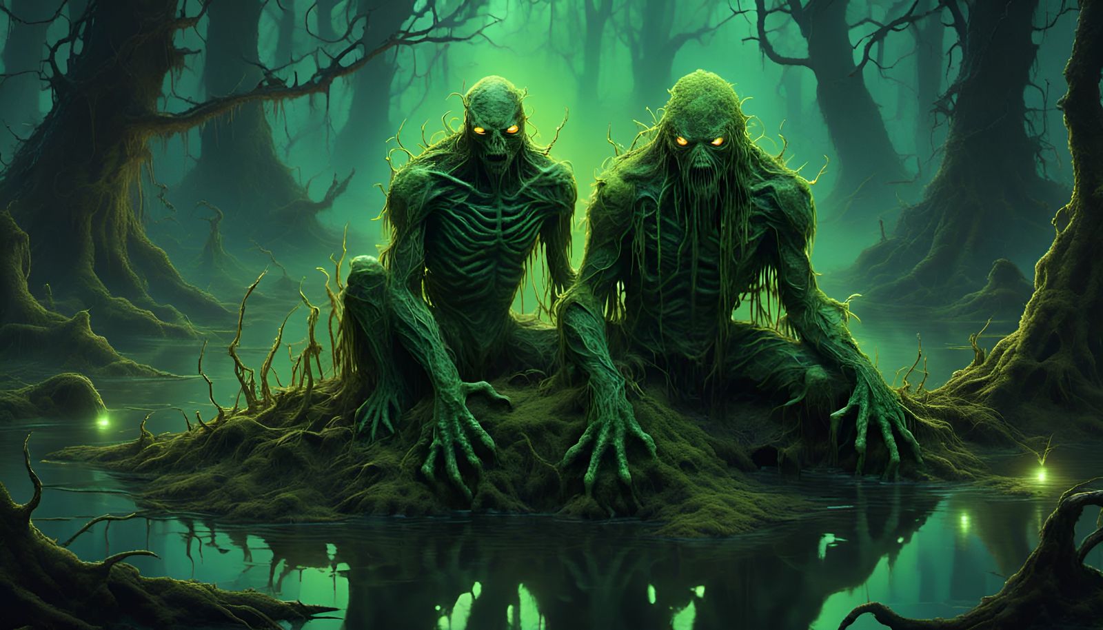 Swamp Creatures - AI Generated Artwork - NightCafe Creator
