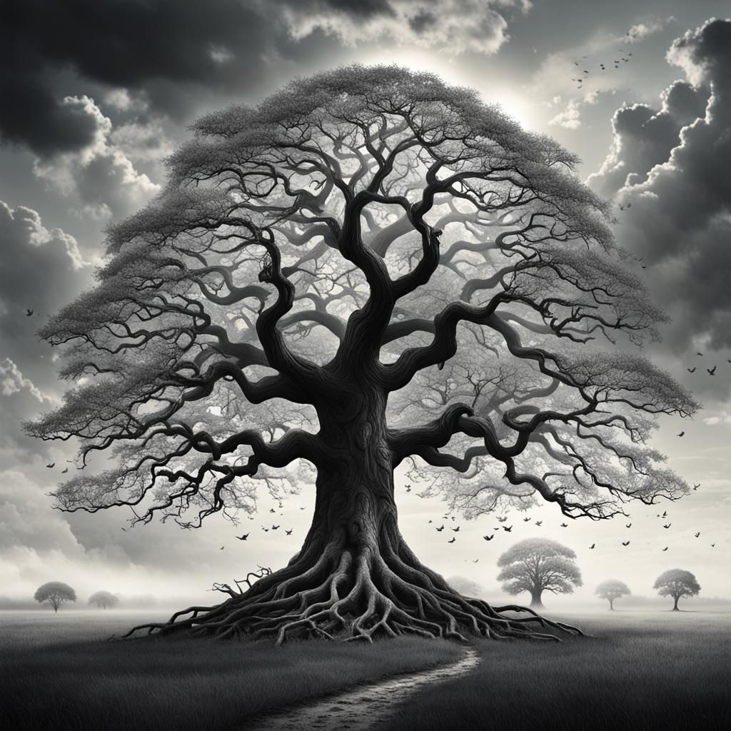 Tree - AI Generated Artwork - NightCafe Creator