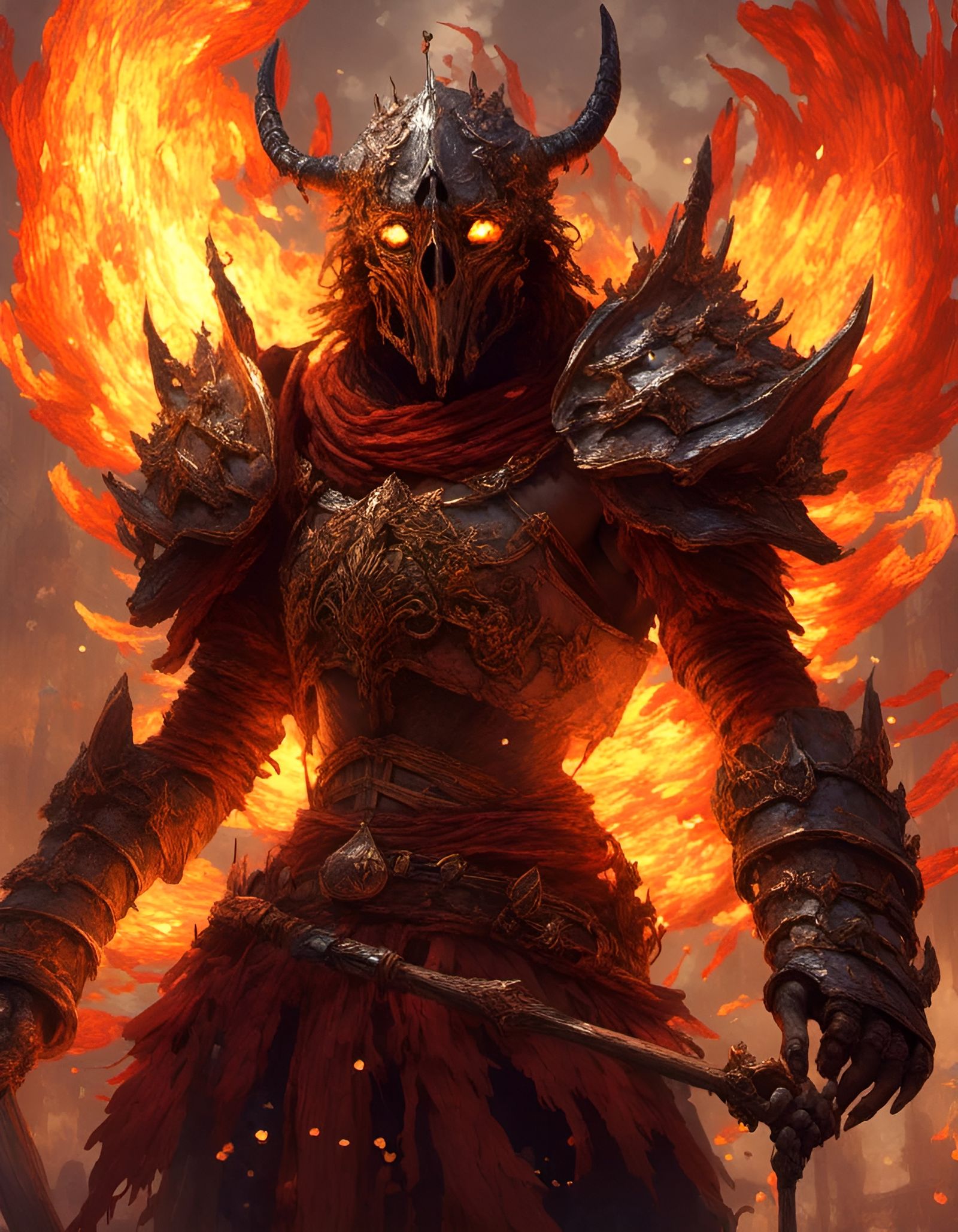 Devil knight - AI Generated Artwork - NightCafe Creator