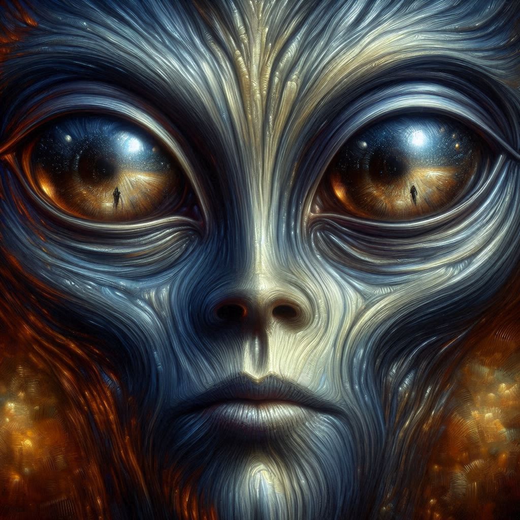 Alien faces - AI Generated Artwork - NightCafe Creator