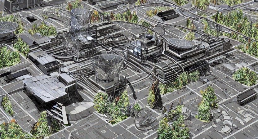 A city built around a single massive kinetic battery, maintained by ...