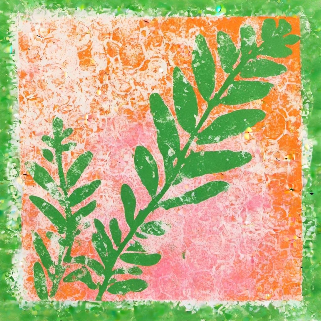 Gelli Plate LoRA (SDXL 1.0) - AI Image Generator - NightCafe
