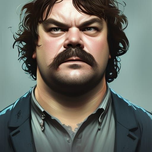 Jack Black, a scary serial killer from New York - AI Generated Artwork ...