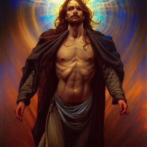 Electric Messiah - AI Generated Artwork - NightCafe Creator