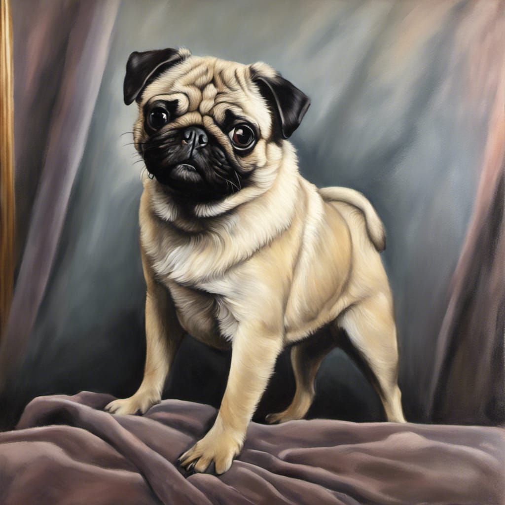 Pug - AI Generated Artwork - NightCafe Creator