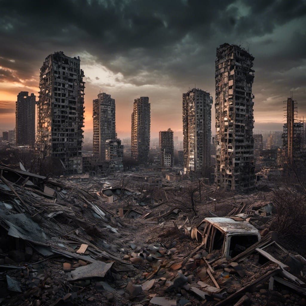 Post Armageddon - AI Generated Artwork - NightCafe Creator