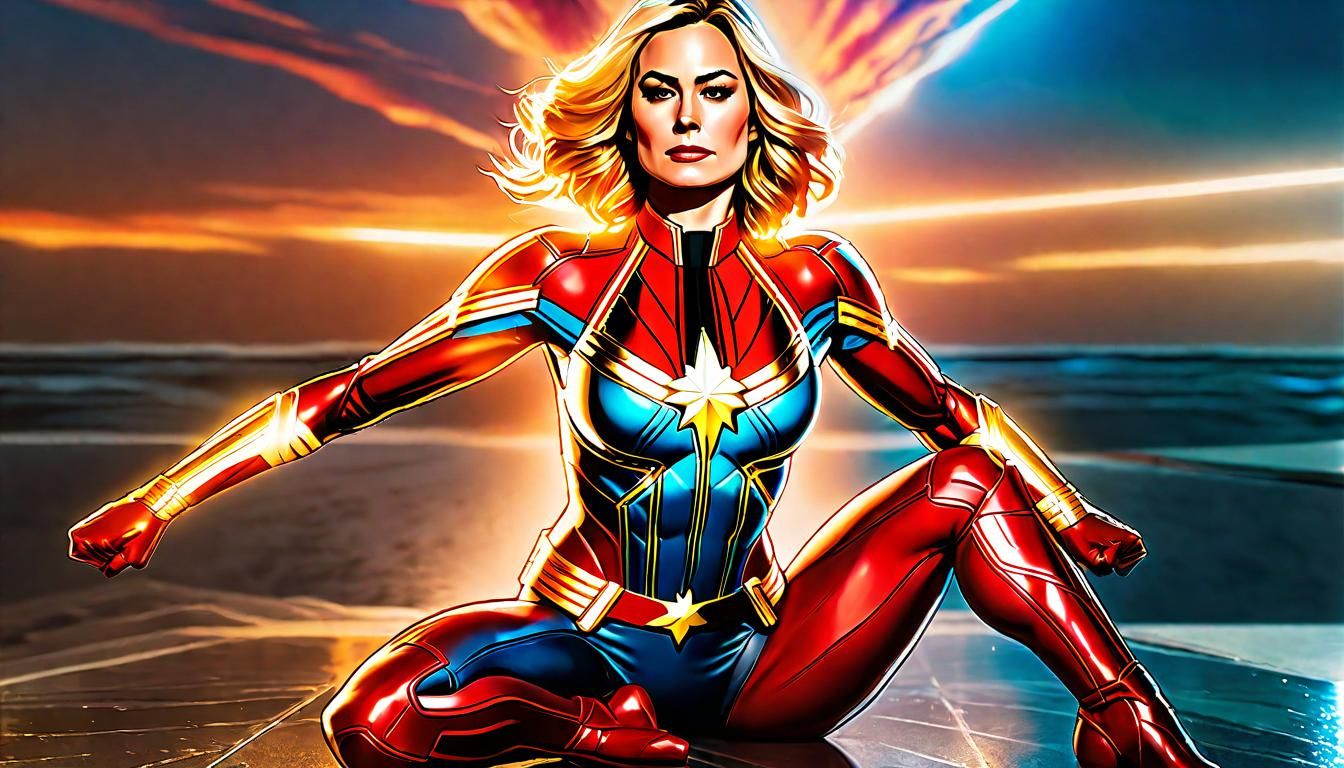 modelshoot captain marvel - AI Generated Artwork - NightCafe Creator